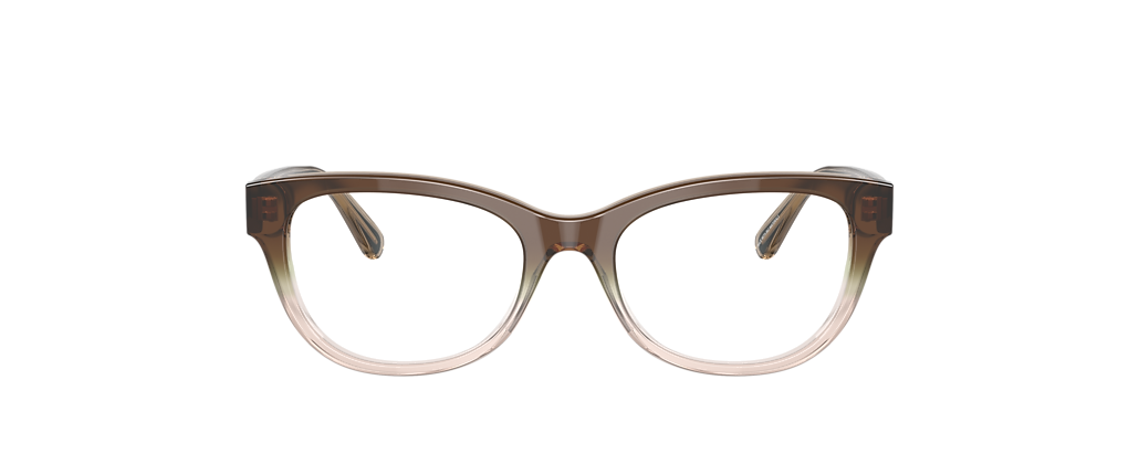 Coach HC6187 Glasses with Transparent Brown Gradient frame | OPSM
