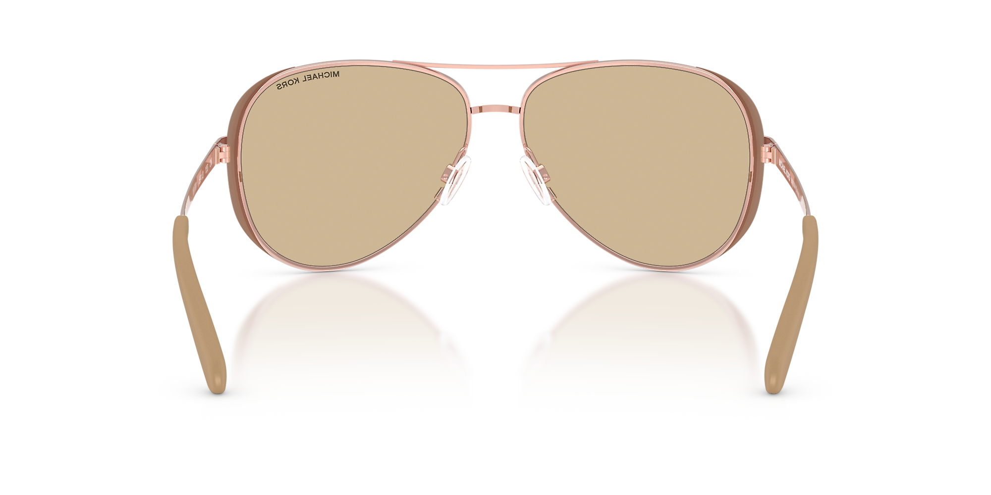 Michael Kors MK5004 Chelsea Sunglasses with Rose Gold lenses and Rose Gold Taupe frame OPSM