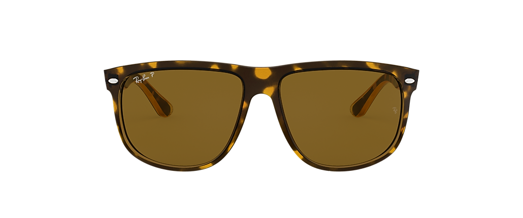 Ray-Ban RB4147 Boyfriend Sunglasses with Dark Green lenses and Black ...