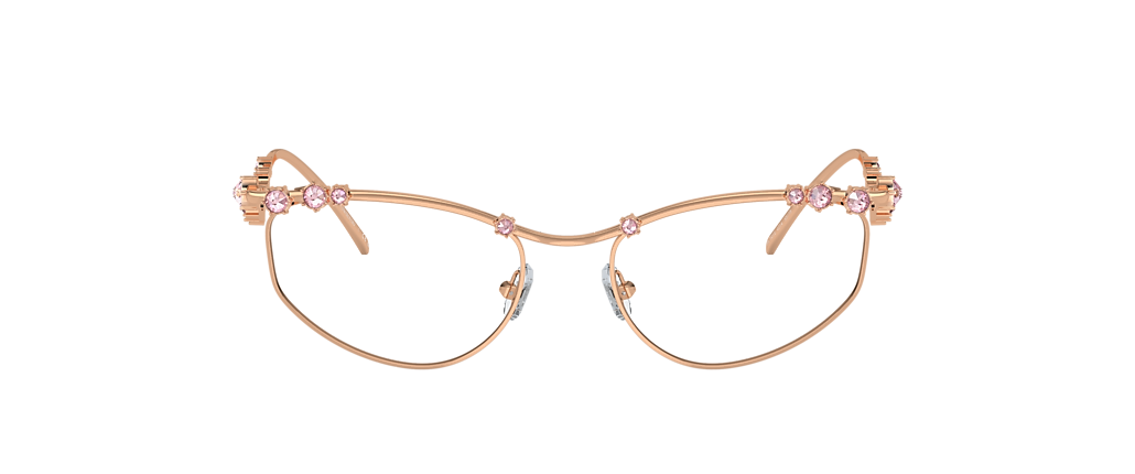 Swarovski Sk1015 Glasses With Rose Gold Frame Opsm
