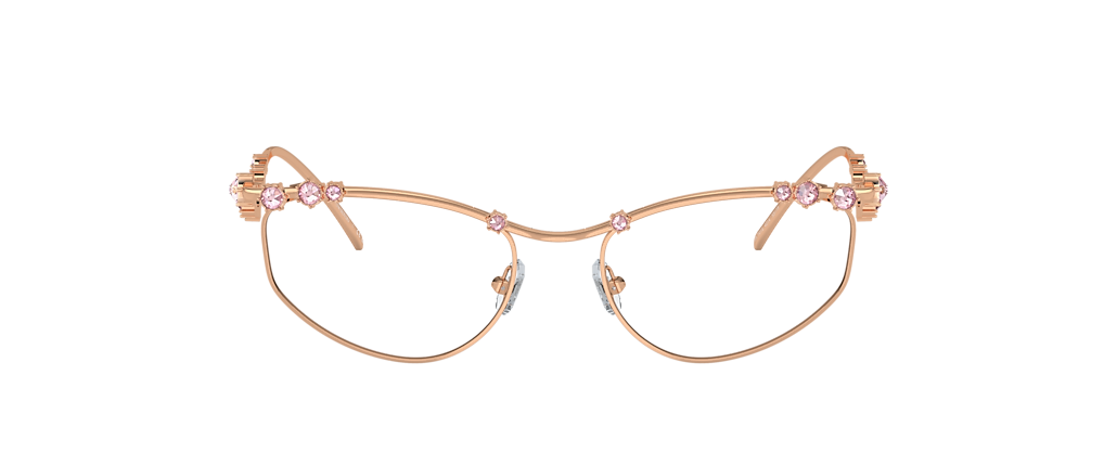 Swarovski Sk1015 Glasses With Rose Gold Frame Opsm