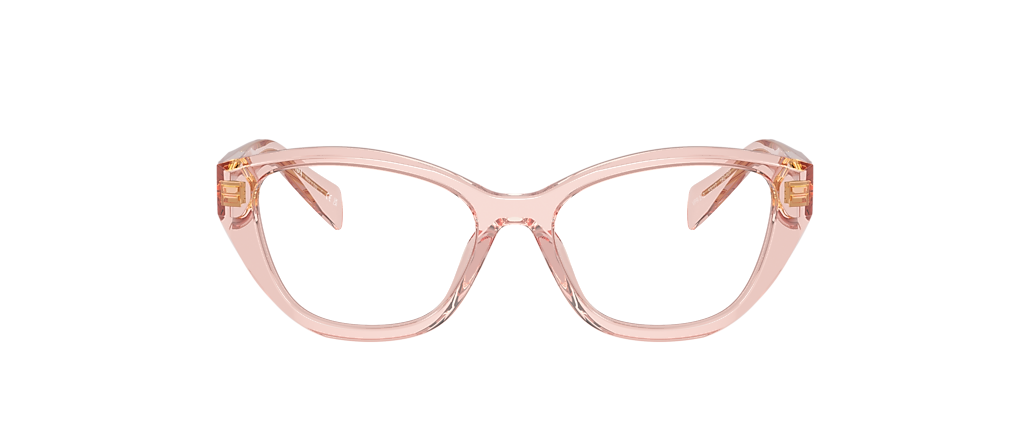 Prada PR 21ZV Glasses with Transparent Peach frame | OPSM