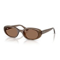 Ray-Ban RB4441D Bio-Based Sunglasses with Dark Brown lenses and Opal ...