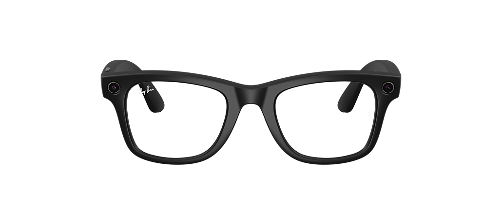 Ray-Ban Ray-Ban | Meta Wayfarer Sunglasses with Clear lenses and Black ...