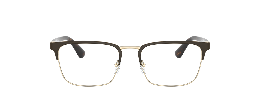 Prada PR 54TV Heritage Glasses with Matte Burnished/Pale Gold frame | OPSM