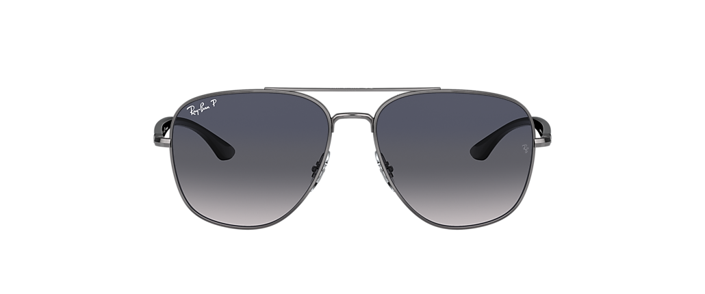 Ray-Ban RB3683 Sunglasses with Blue/Grey lenses and Gunmetal frame | OPSM
