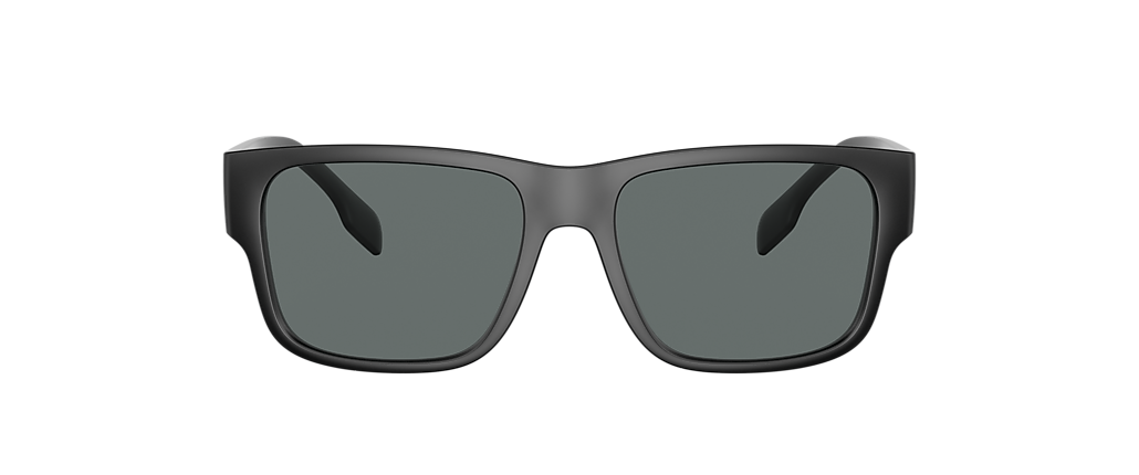Burberry BE4358 Knight Sunglasses with Polar Dark Grey lenses and Matte ...