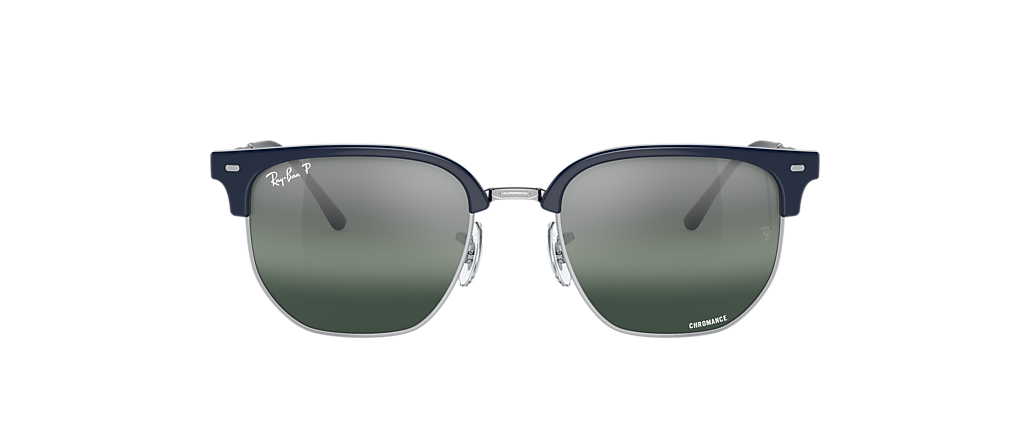 Ray-Ban RB4416 New Clubmaster Sunglasses with Green lenses and Black On ...