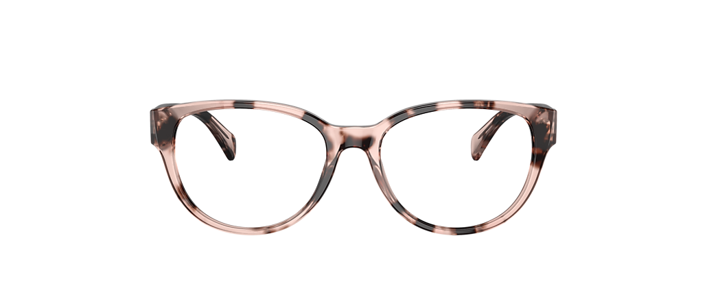 Ralph Ra7151 Glasses With Shiny Rose Havana Frame Opsm