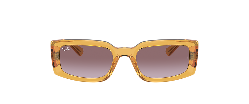 Ray-Ban RB4395 Kiliane Bio-Based Sunglasses with Dark Violet lenses and ...