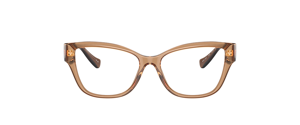 Versace VE3347 Glasses with Brown Transparent frame | OPSM