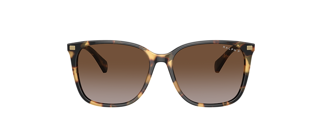 Ralph Ra5293 Sunglasses With Polar Gradient Brown Lenses And Shiny
