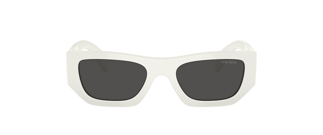 Prada PR A01S Sunglasses with Dark Grey lenses and Black frame | OPSM